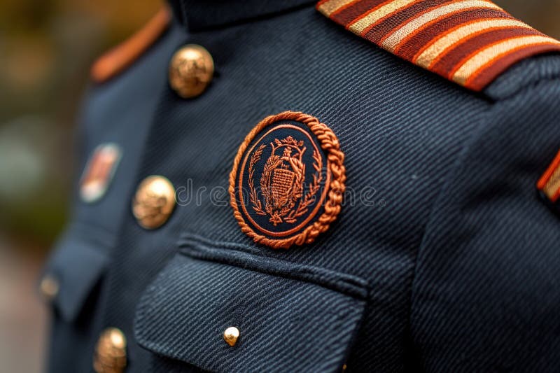 A Military Uniform with Sergeant Stripes, Detailed and Historical ...