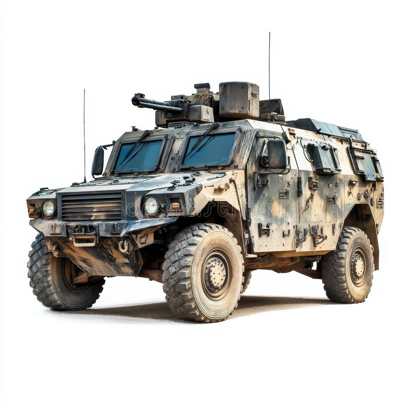 A Military Vehicle Designed for Transport and Protection in Various ...