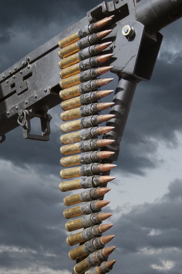 Military War Machine Gun Weapon Stock Image - Image of dark, skies: 1845161