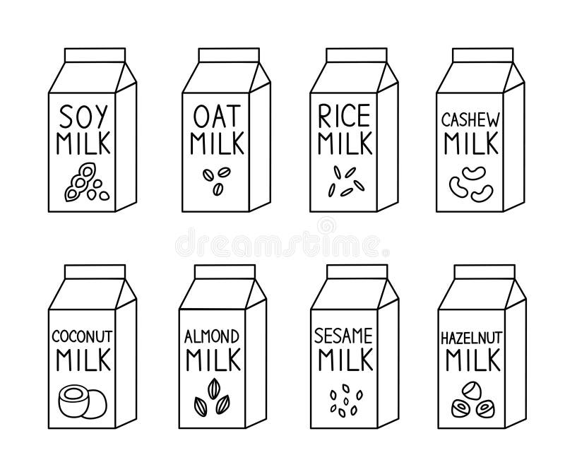 Milk Carton Outline Stock Illustrations – 1,956 Milk Carton Outline ...