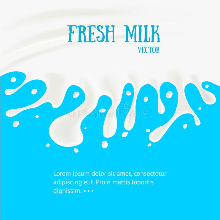 Milk Banner. Vector stock vector. Illustration of healthy - 77909123