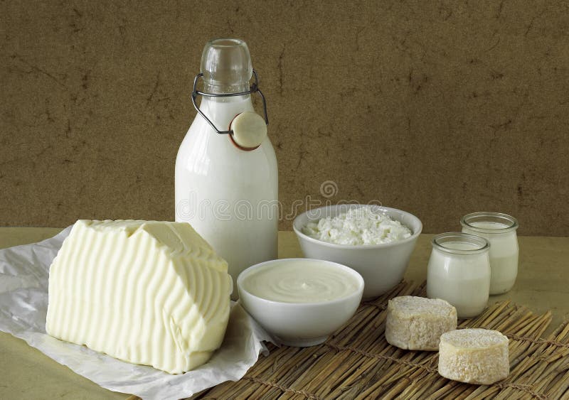 Milk Based Products, Milk, Double Cream, Yoghurt, Soft Cheese, Butter ...