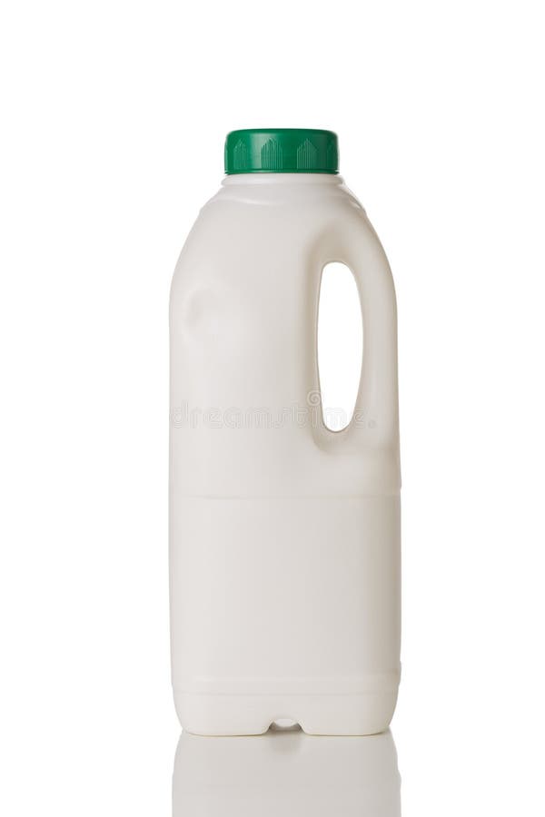 Milk Bottle stock image. Image of organic, blank, handle - 48550159