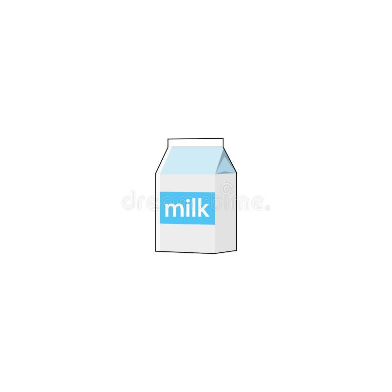 Milk Box Sign Icon. Vector Illustration Eps 10 Stock Illustration ...