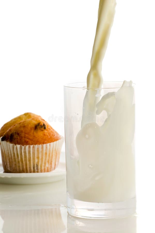 Milk for breakfast stock photo. Image of pouring, cold - 39826258