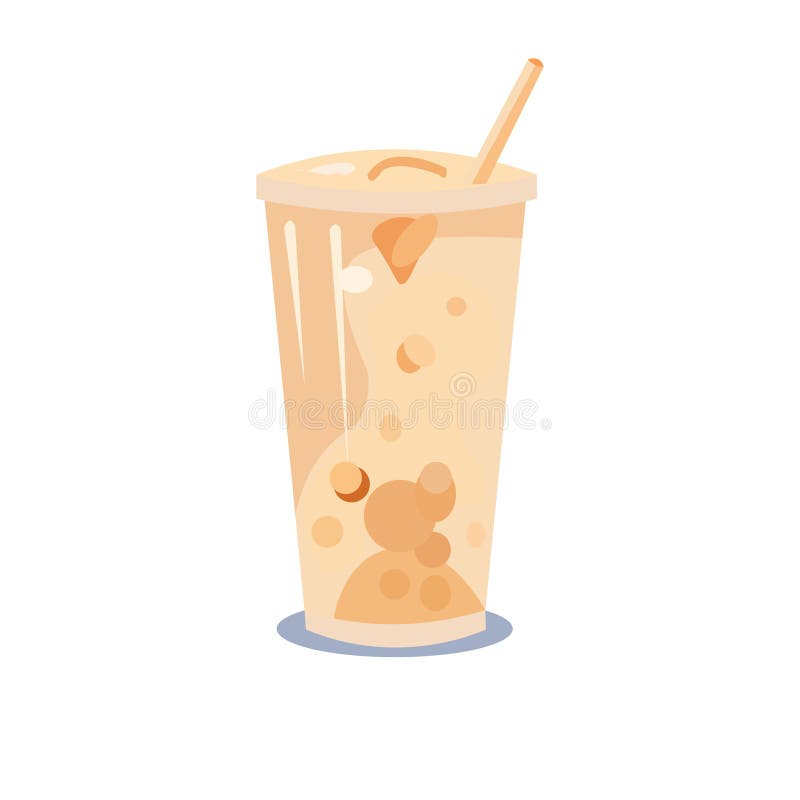 Tapioca Pearls. Seamless Pattern Stock Vector - Illustration of ...