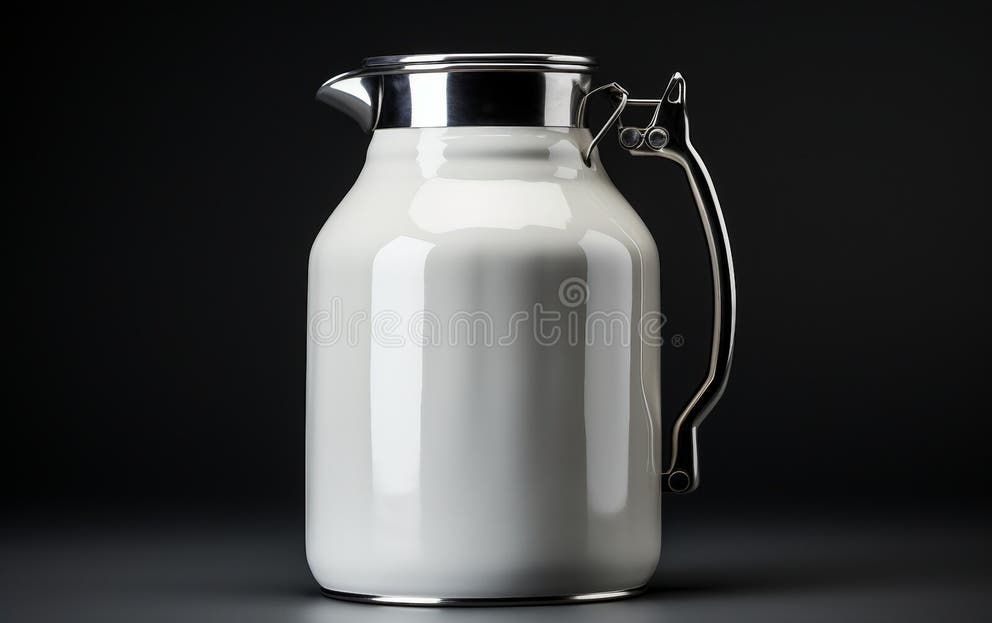 A Milk Can Against Transparency -Generative Ai Stock Illustration ...
