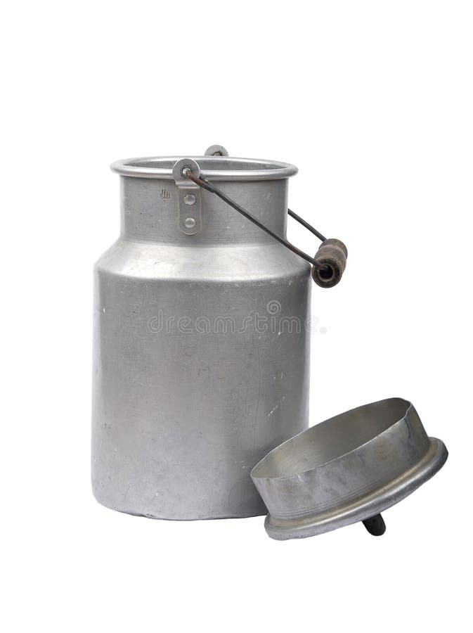 Milk cans stock photo. Image of dairy, churn, milk, antique - 15948686