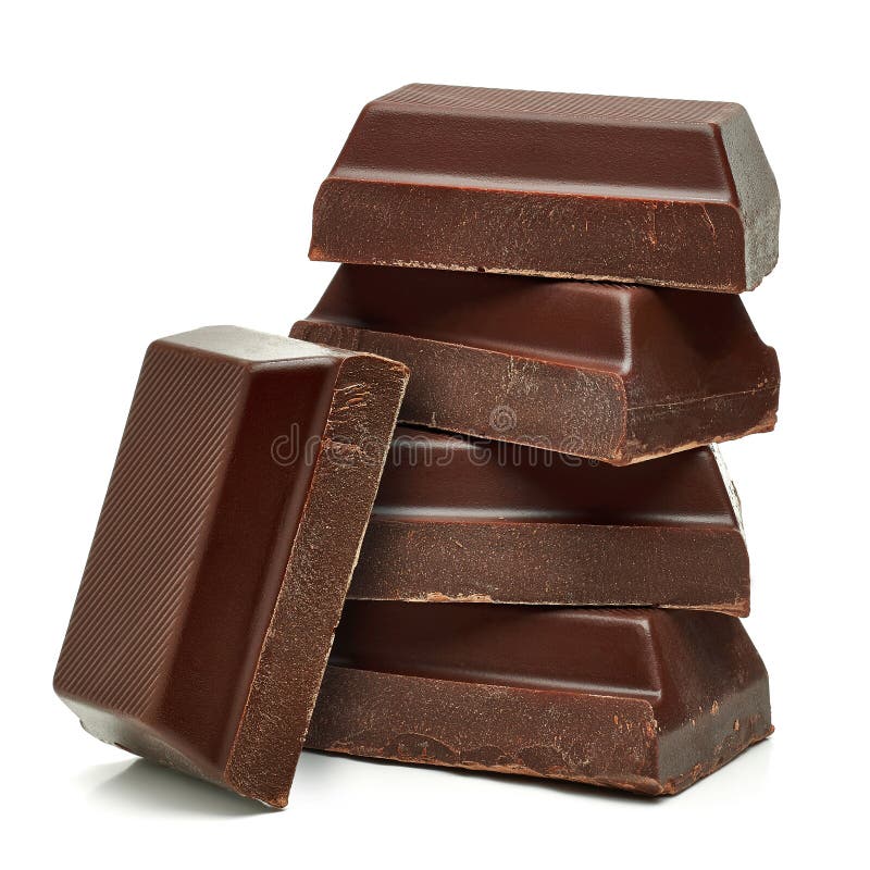 Milk Chocolate bars stack stock photo. Image of food - 151679760