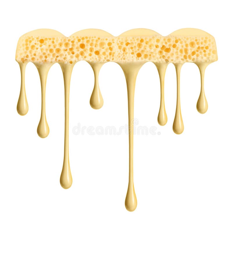 Milk Chocolate Dripping from White Chocolate Bar Stock Image - Image of ...