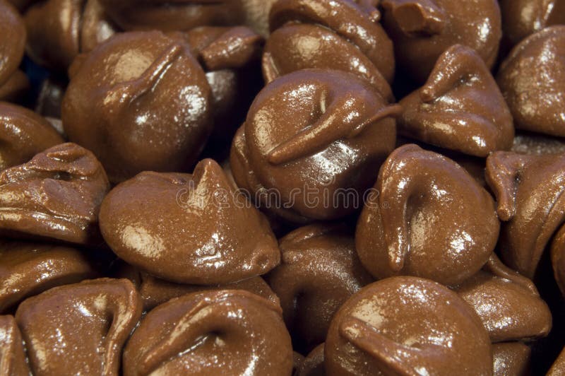 Milk chocolate drops stock photo. Image of objects, tasty - 35245920