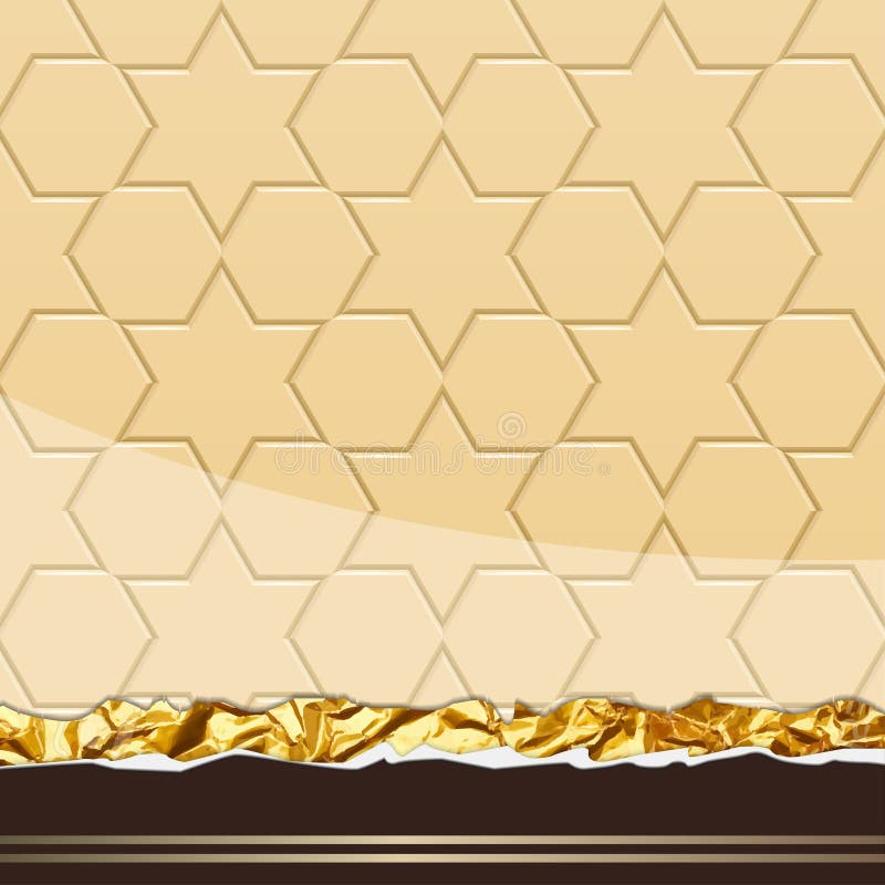 Milk Chocolate Pattern. Vector Illustration Stock Illustration ...