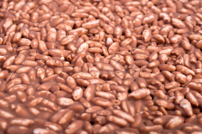 Milk Chocolate with Rice stock photo. Image of tablet - 64116990