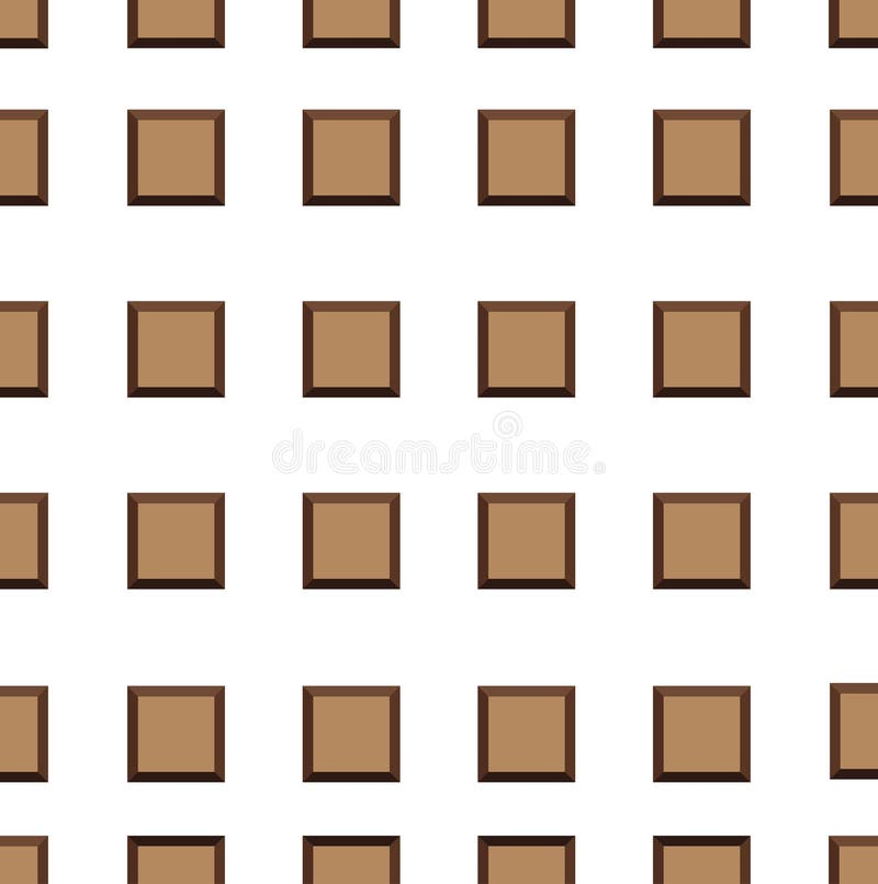 Milk Chocolate Seamless Pattern Background Stock Vector - Illustration ...