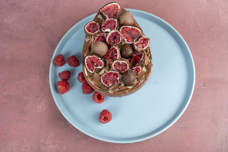 Chocolate Easter Egg. Stuffed with White Brazilian Truffle and ...