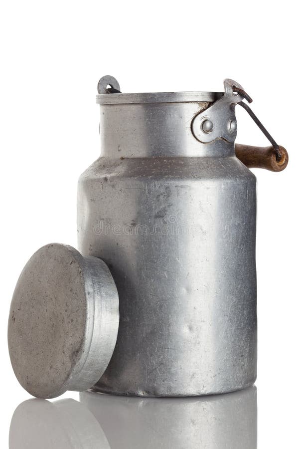 Milk churn old stock image. Image of milk, metal, churn - 41505433