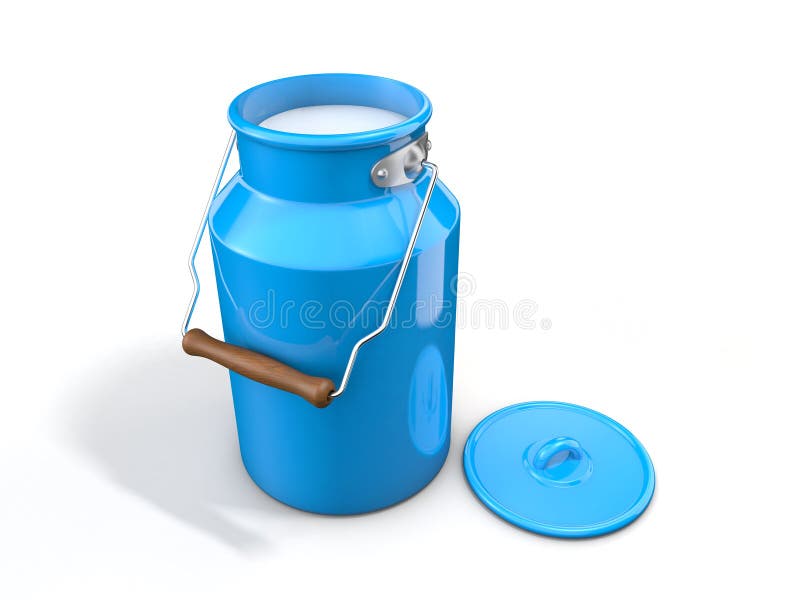 Milk Can or Churn Cartoon Clip Art Stock Vector - Illustration of icon ...