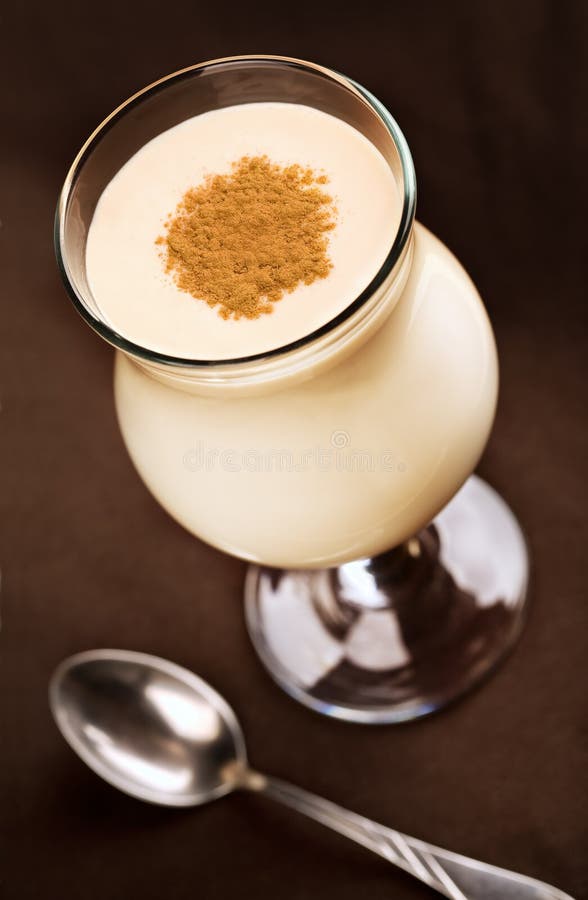 Milk cocktail stock image. Image of cinnamon, cocktail - 13736969