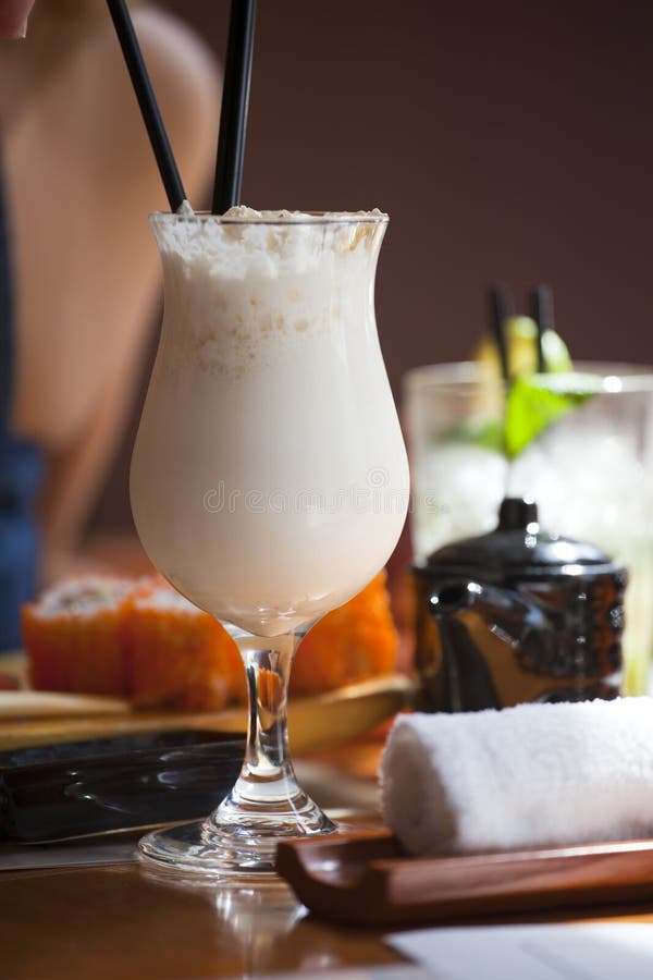 Milk cocktail stock image. Image of lunch, invigorating - 18416369
