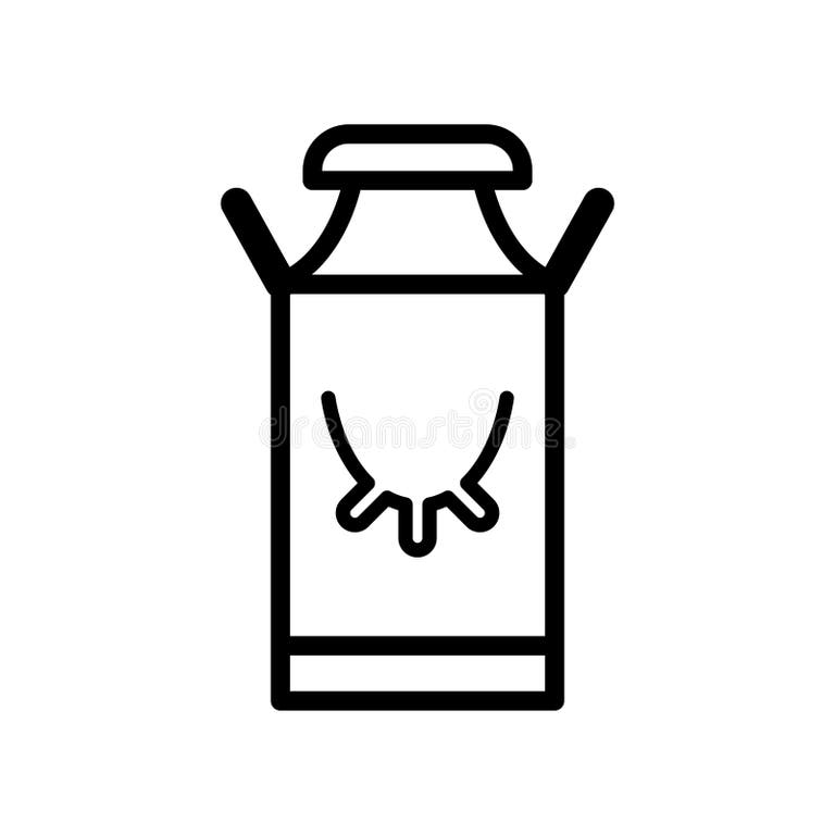 Milk Container Icon Vector Design Template Basic RGB Stock Vector ...