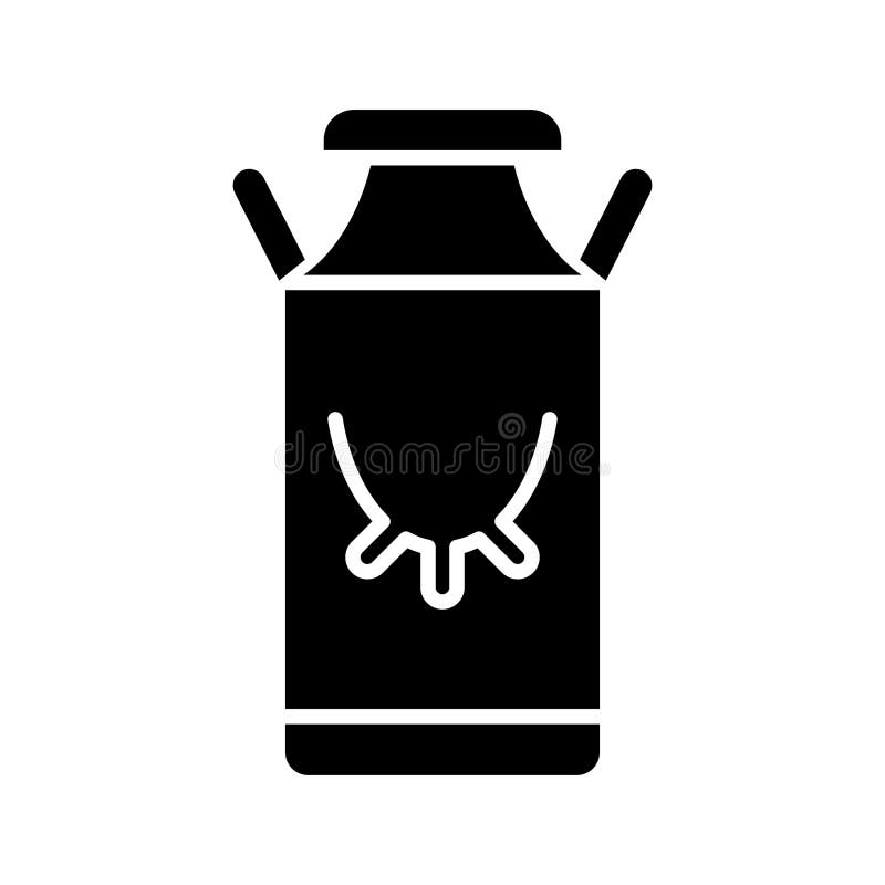 Milk Container Icon Vector Design Template Basic RGB Stock Illustration ...