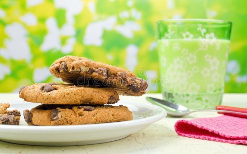 Milk and Cookies stock image. Image of flavor, candy - 27568597