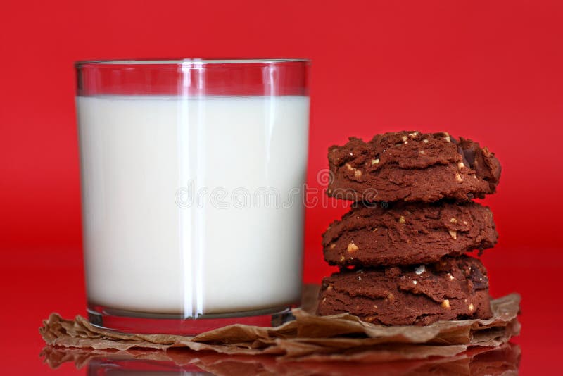 Milk and cookies stock image. Image of snack, close, home - 27714515