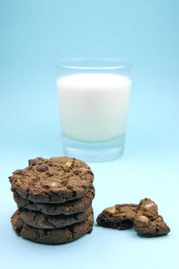 Milk and Cookies stock image. Image of biscuits, cookie - 6050293