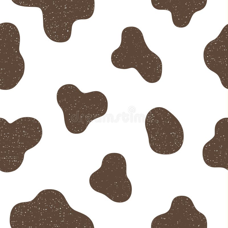 Milk Cow Seamless Pattern stock vector. Illustration of backdrop - 97100143