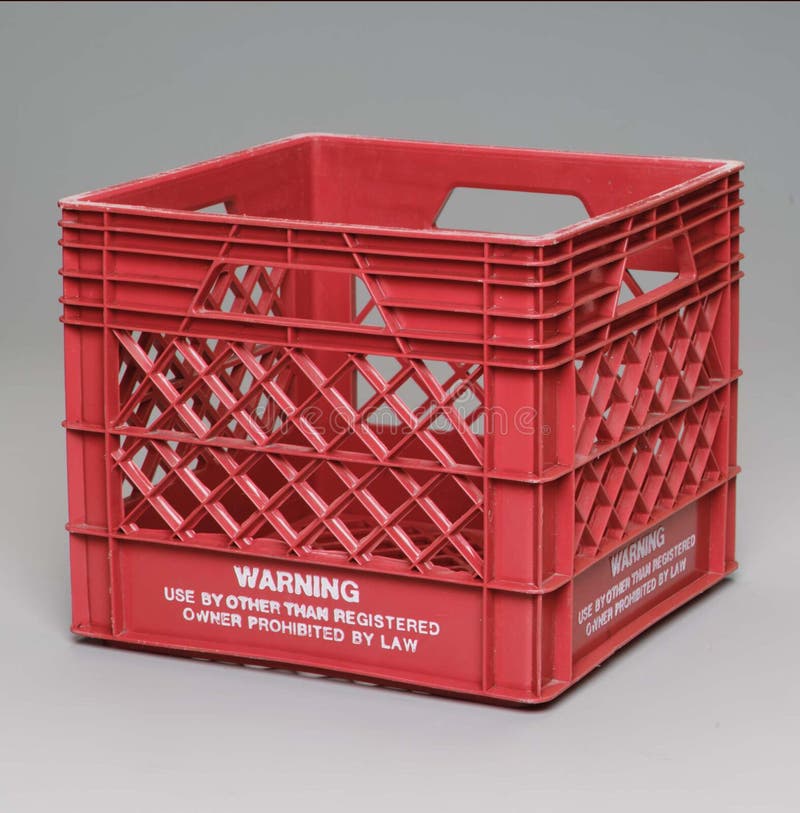 Milk Crate stock illustration. Illustration of frat, comercial - 63512698