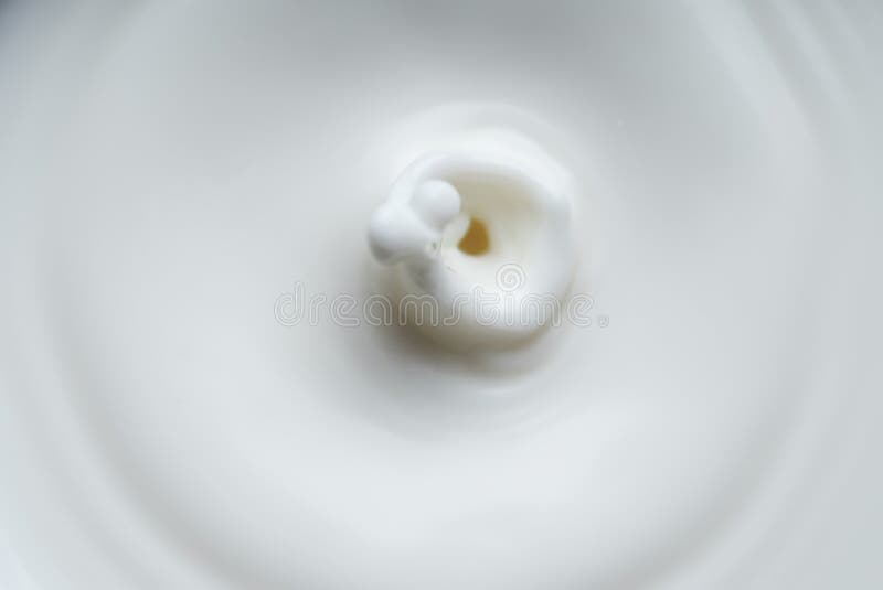 Milk or cream drop falls stock photo. Image of circle - 206756456