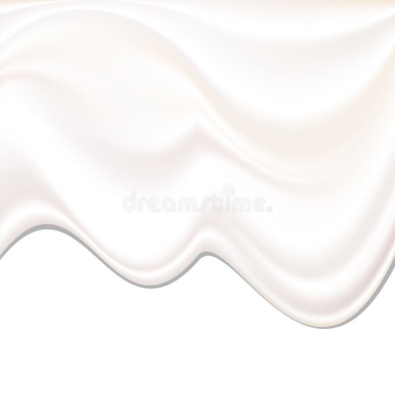 Milk Cream Wave Background stock illustration. Illustration of ...