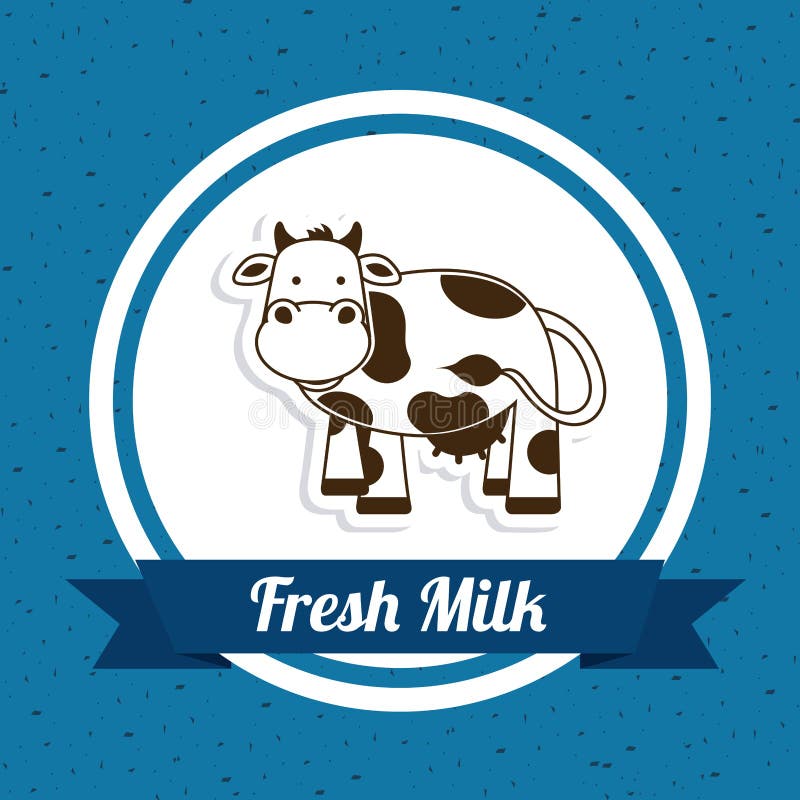 Milk design stock vector. Illustration of seal, fresh - 45625908
