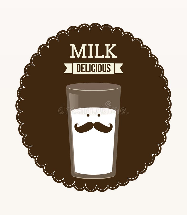 Milk design stock vector. Illustration of cream, pouring - 46919087