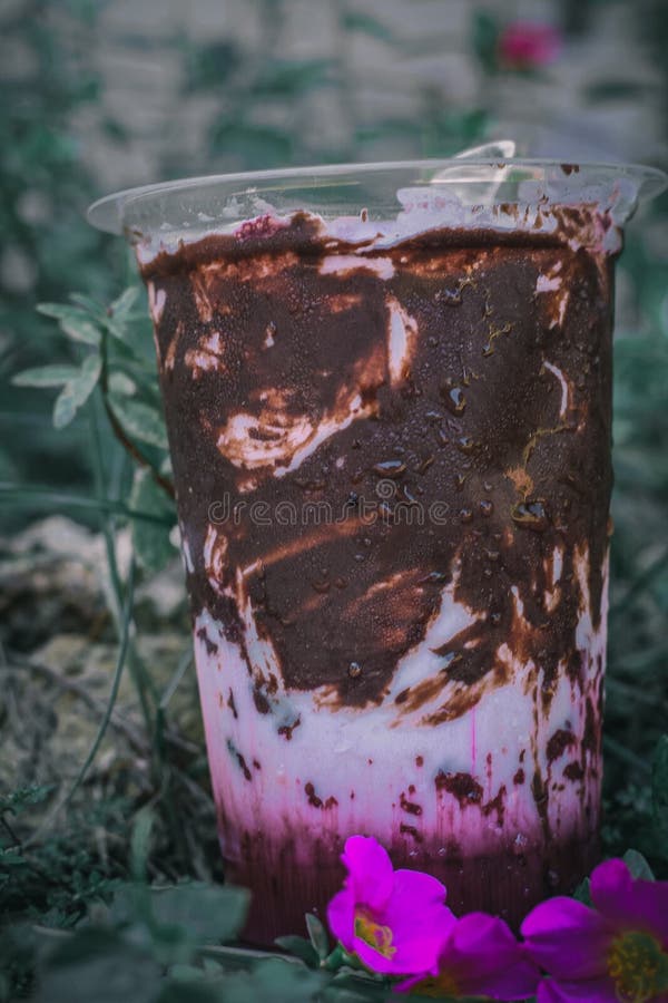 Milk Drink Bubble Brown Sugar Stock Image - Image of bubble, sugar ...