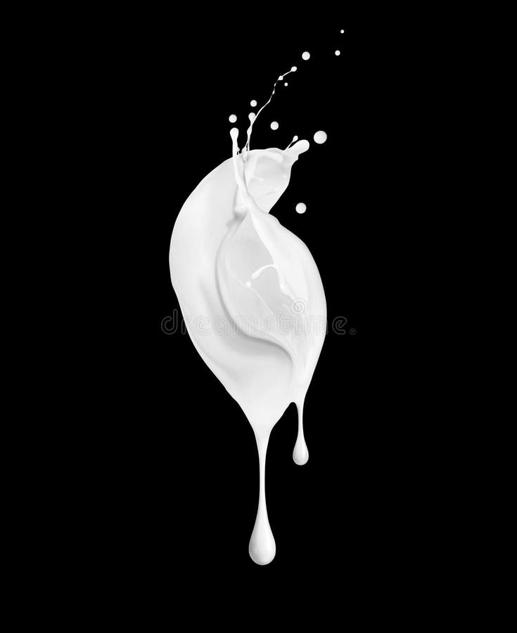 Milk dripping stock illustration. Illustration of food - 106471695