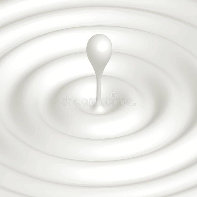 Milk Drop stock vector. Illustration of milkshake, cold - 46668135