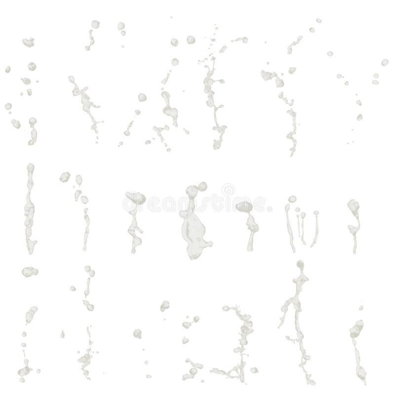 Milk Drops stock image. Image of circles, surface, drops - 7933