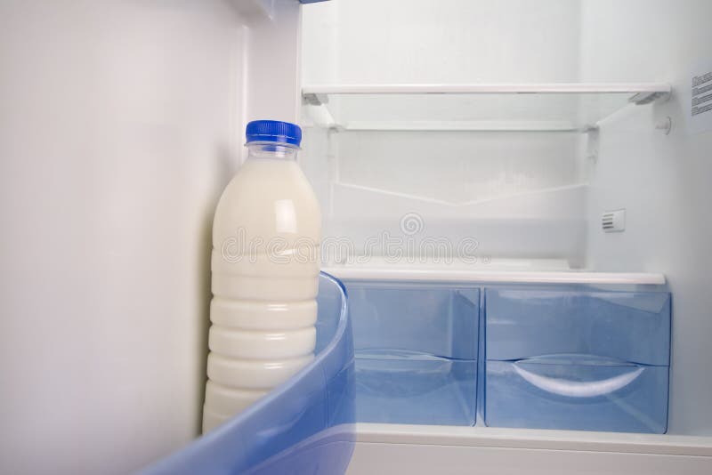 Empty Milk Bottle Fridge Stock Photos - Free & Royalty-Free Stock ...