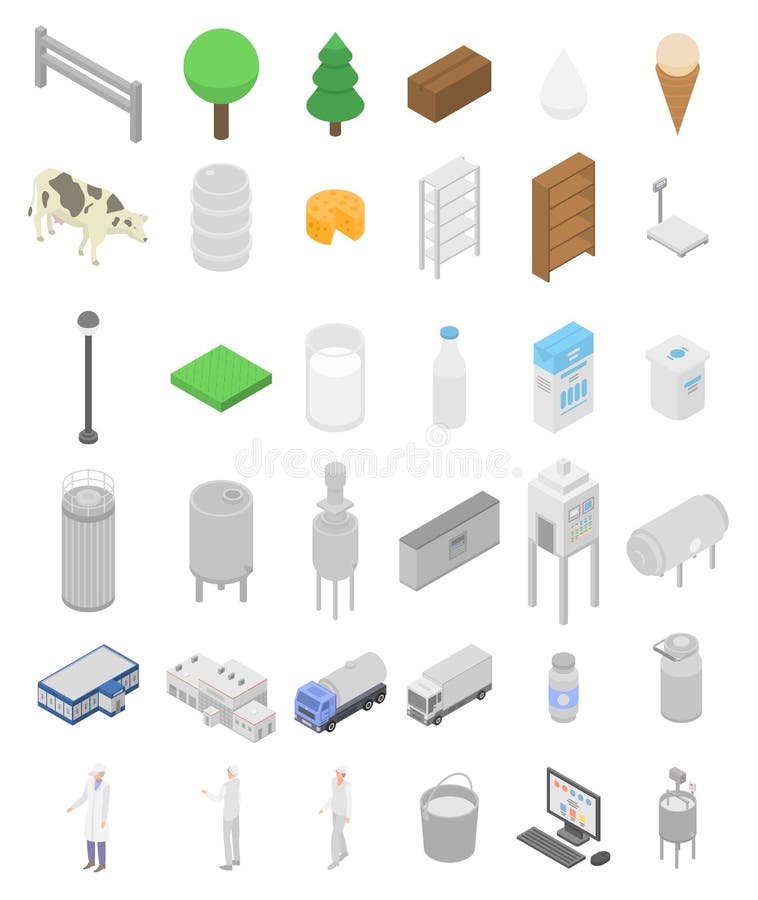 Cow Milk Production System Stock Illustrations – 178 Cow Milk ...