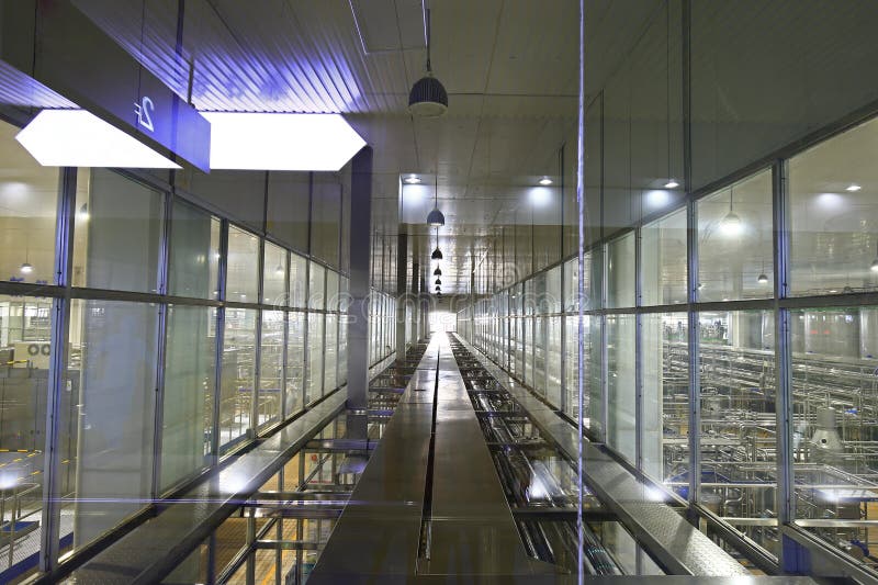 Milk Factory Processing Industry Stock Photo - Image of milk ...