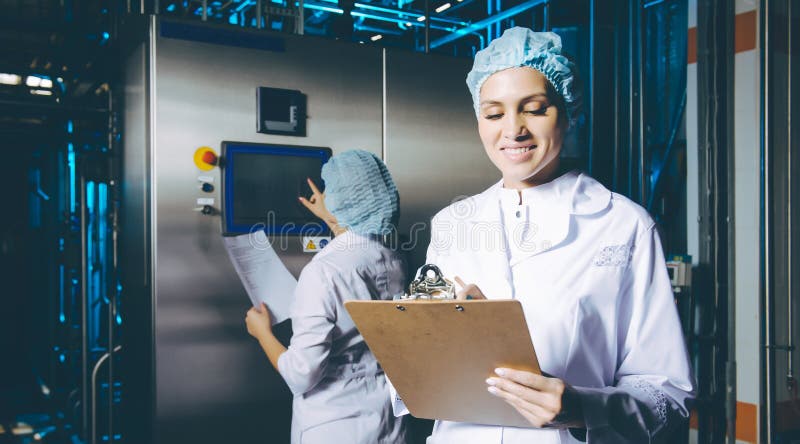 Milk factory production stock image. Image of cheerful - 103035575