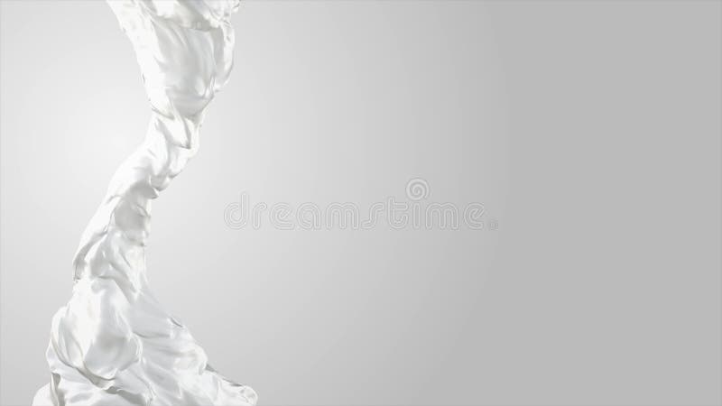 Milk Flowing Patterns Fx Texture Animation Loop Stock Footage - Video ...