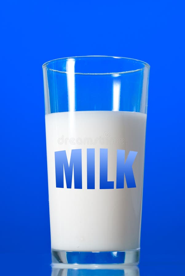 Milk in glass stock photo. Image of eating, liquid, fresh - 13477720