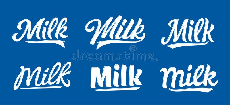 Milk Hand Lettering Stock Illustrations – 3,093 Milk Hand Lettering ...