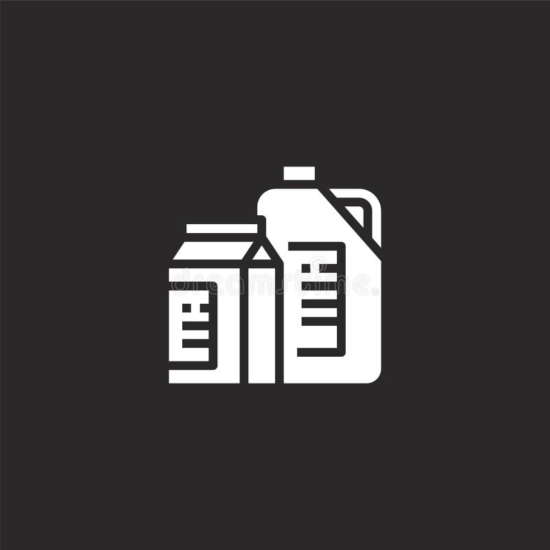 Milk Icon. Filled Milk Icon for Website Design and Mobile, App ...