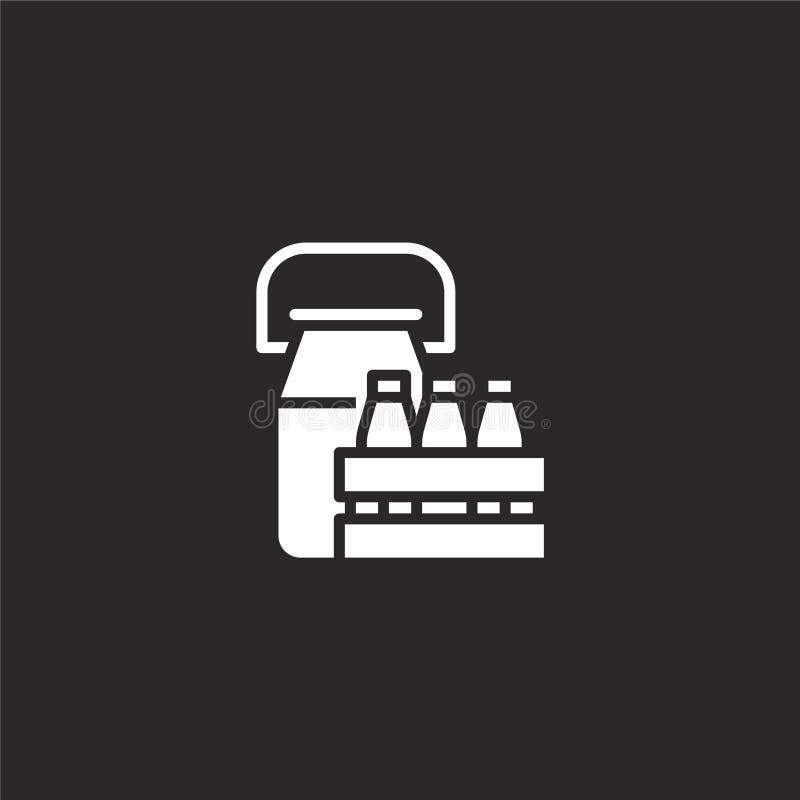 Milk Production Icon Collection Stock Illustrations – 595 Milk ...