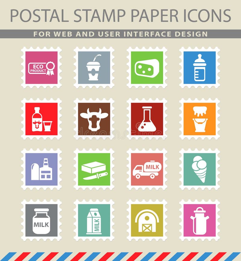 Milk icon set stock illustration. Illustration of cocktail - 88747863