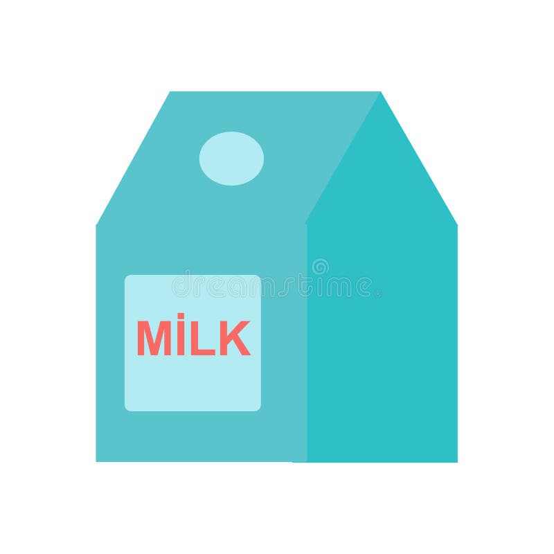 Milk Icon Vector Isolated on White Background, Milk Sign Stock Vector ...