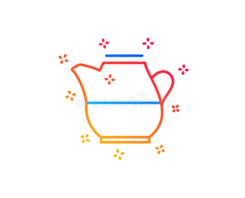 Milk Jug for Coffee Icon. Fresh Drink Sign. Vector Stock Vector ...